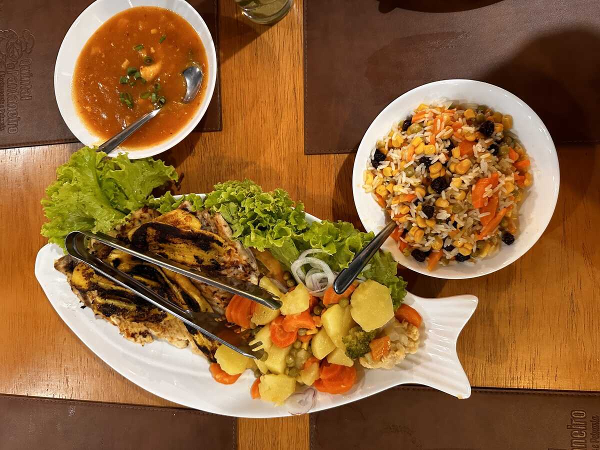 Filé de pintado especial delícia, um prato exclusivo do Quintal ...