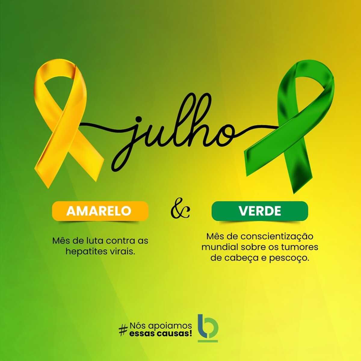 Julho Amarelo e Verde no Laboratório Bonito - Duas ações importantes ...