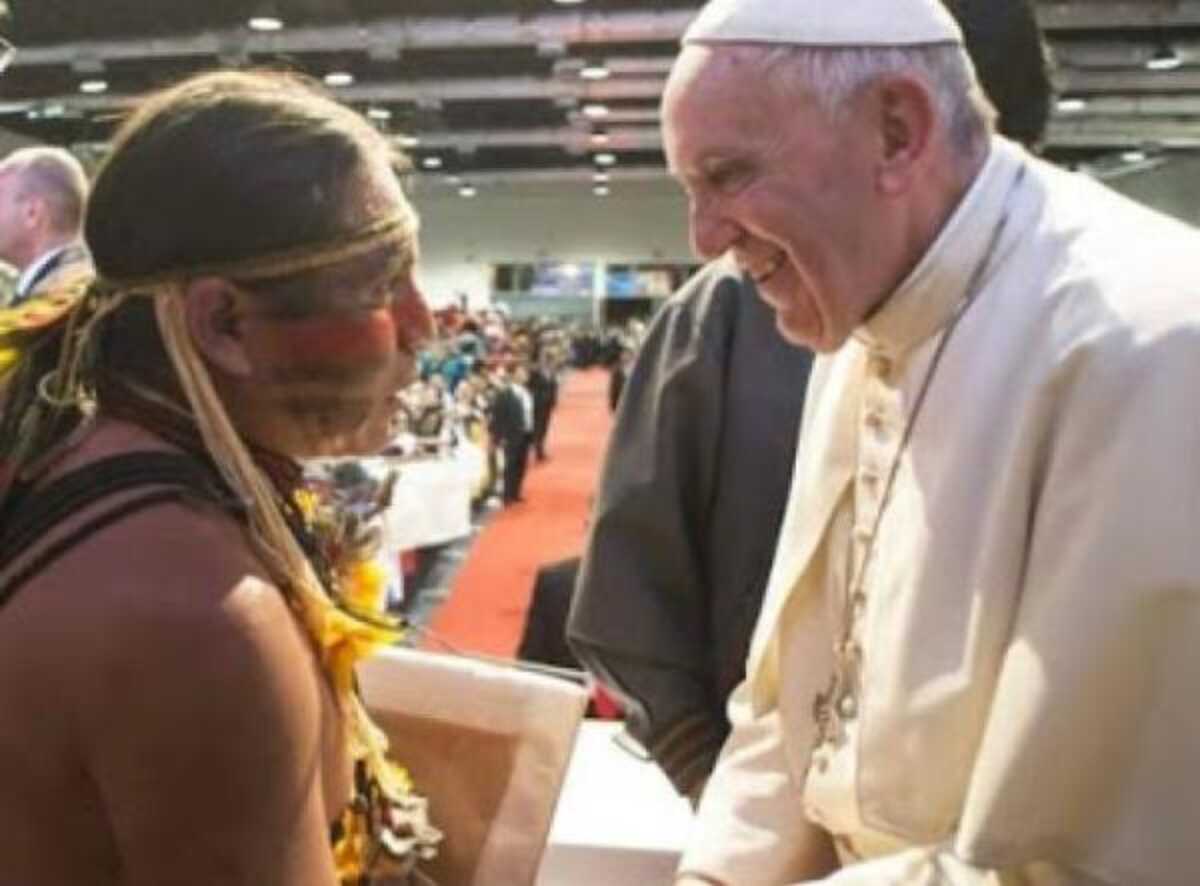 Indígena de Mato Grosso do Sul conversou com o papa na Bolívia - Bonito ...